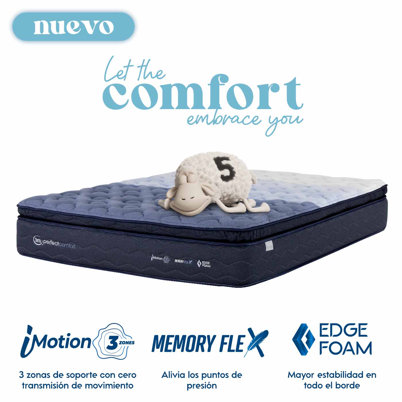 Camas y Colchones Serta Perfect Comfort Firm - El Ofertero