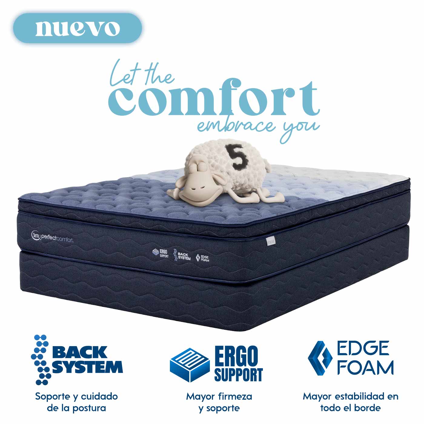 Camas y Colchones Serta Perfect Comfort Firm - El Ofertero